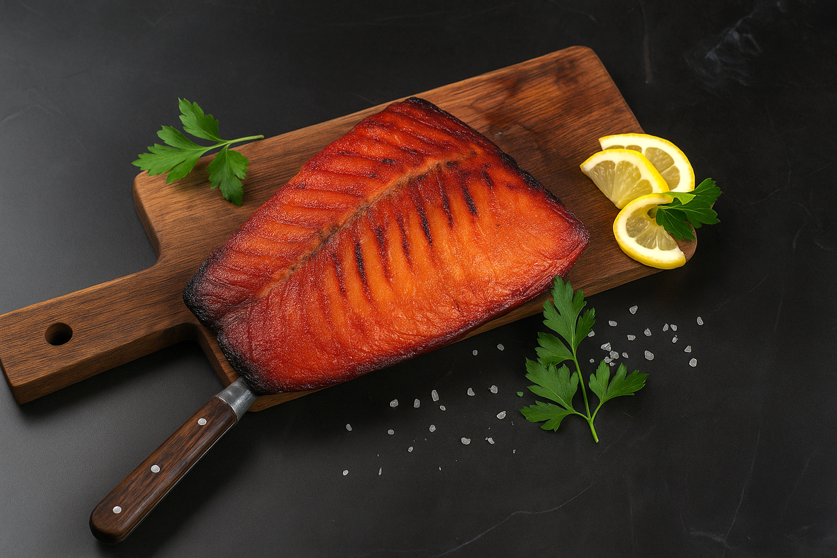 Wood Smoked Great Lakes Salmon – Oceanside Seafood
