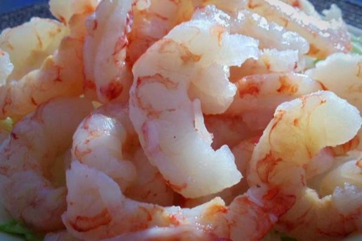 Wild Caught Jumbo Cleaned Red Shrimp
